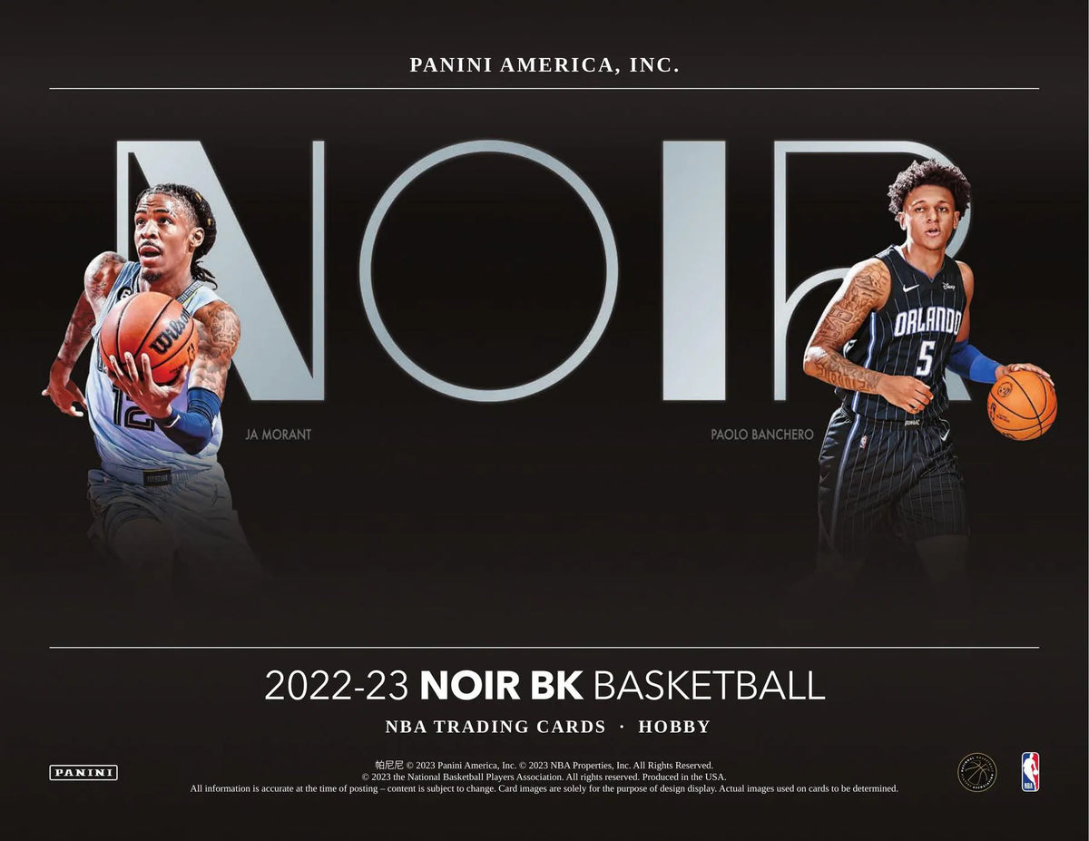 2022-23 Panini Noir Basketball Hobby Box – Matrix Collectables
