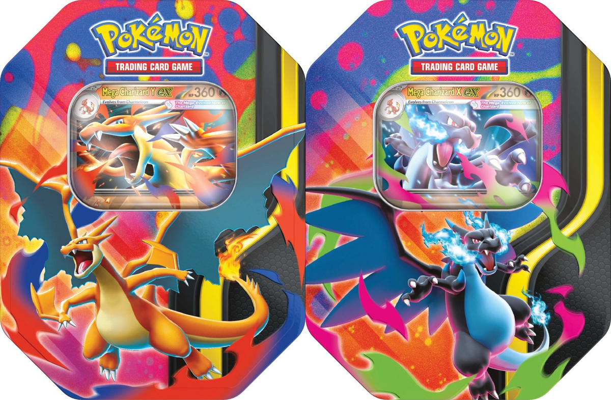 Pokémon TCG: Mega Charizard Tin - Set of 2 – Matrix Collectables