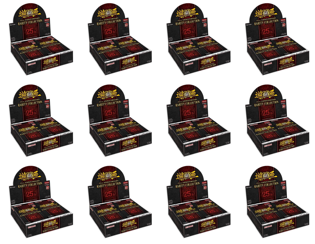 YU-GI-OH! TCG 25th Anniversary Rarity Collection Booster - 12 Boxes Ca ...