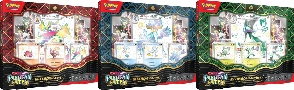 POKÉMON TCG Scarlet & Violet 4.5 Paldean Fates Premium Collection Box ...