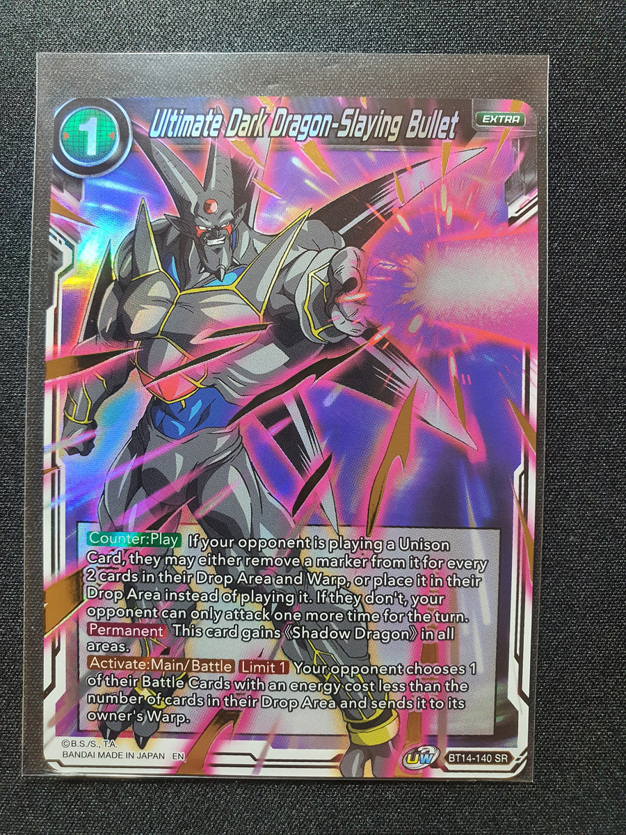 Ultimate Dard Dragon-Slaying Bullet, BT14-140 SR, Dragon Ball Corss Sp ...