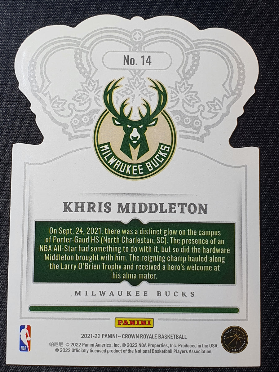2021-22 Panini Crown Royale Khris Middleton Red /49 – Matrix Collectables