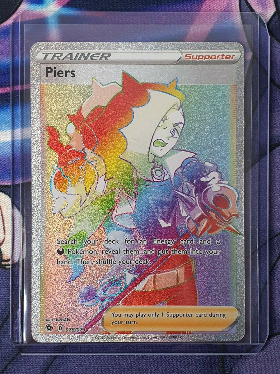 Pokemon - Champion's Path - Piers Secrete Rare Trainer 078/073 – Matrix ...